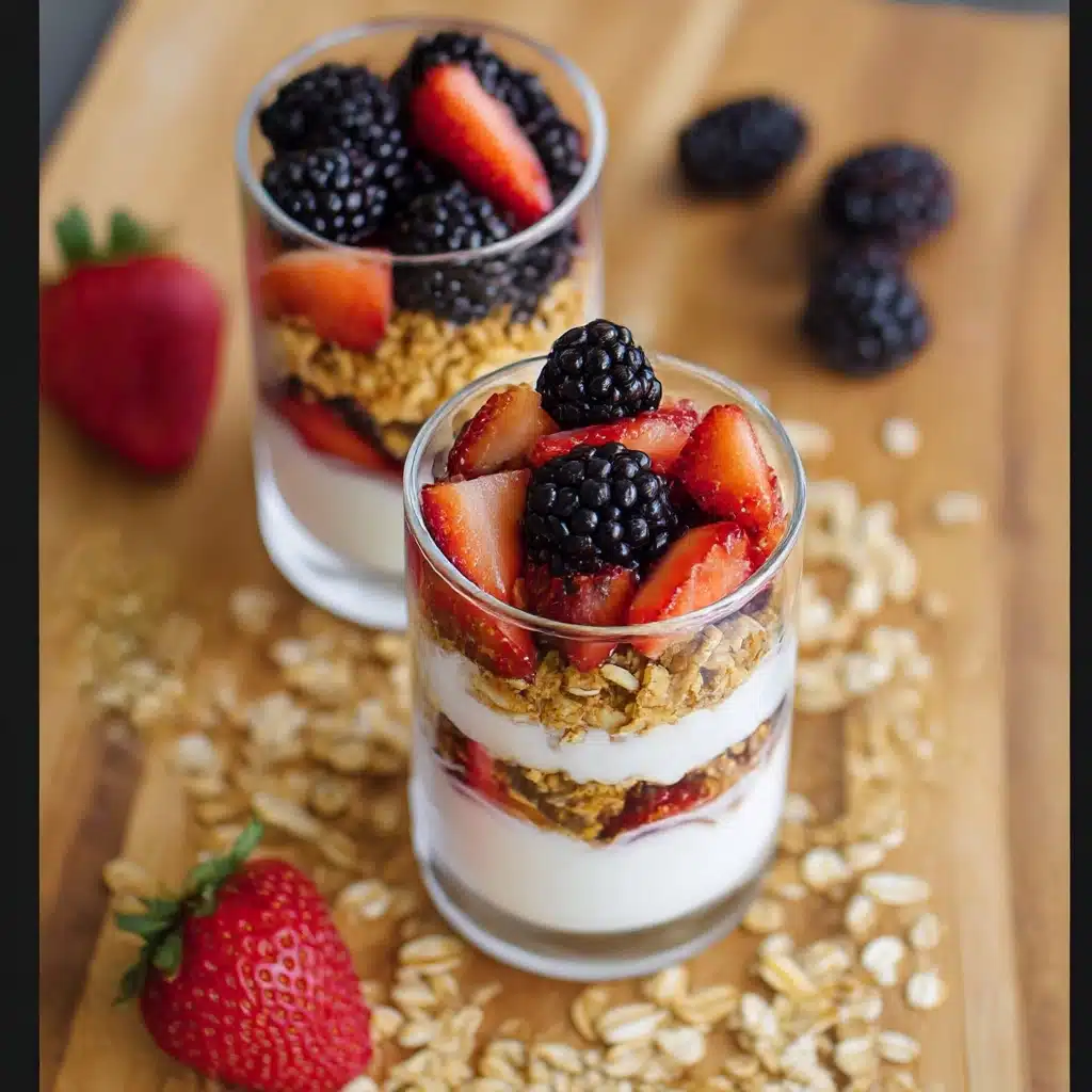 Berry Parfaits: Creamy, Crunchy & Refreshing Delight
