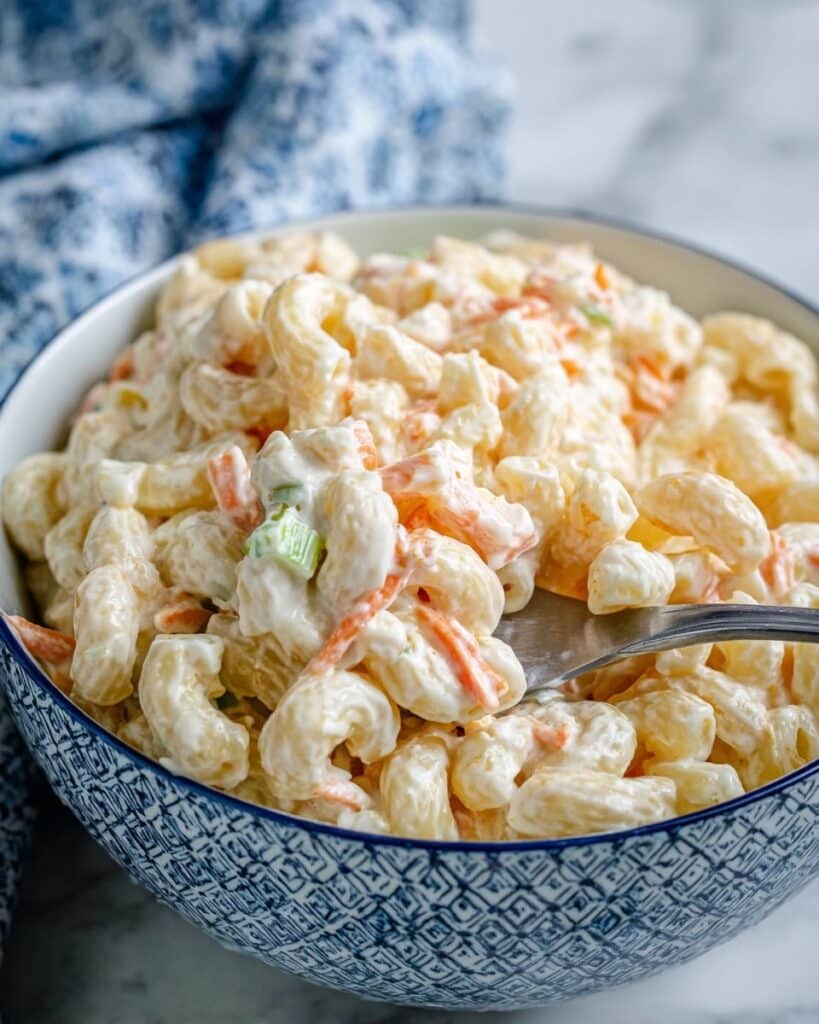 Food Truck Hawaiian Macaroni Salad Recipe | Summer Favorite